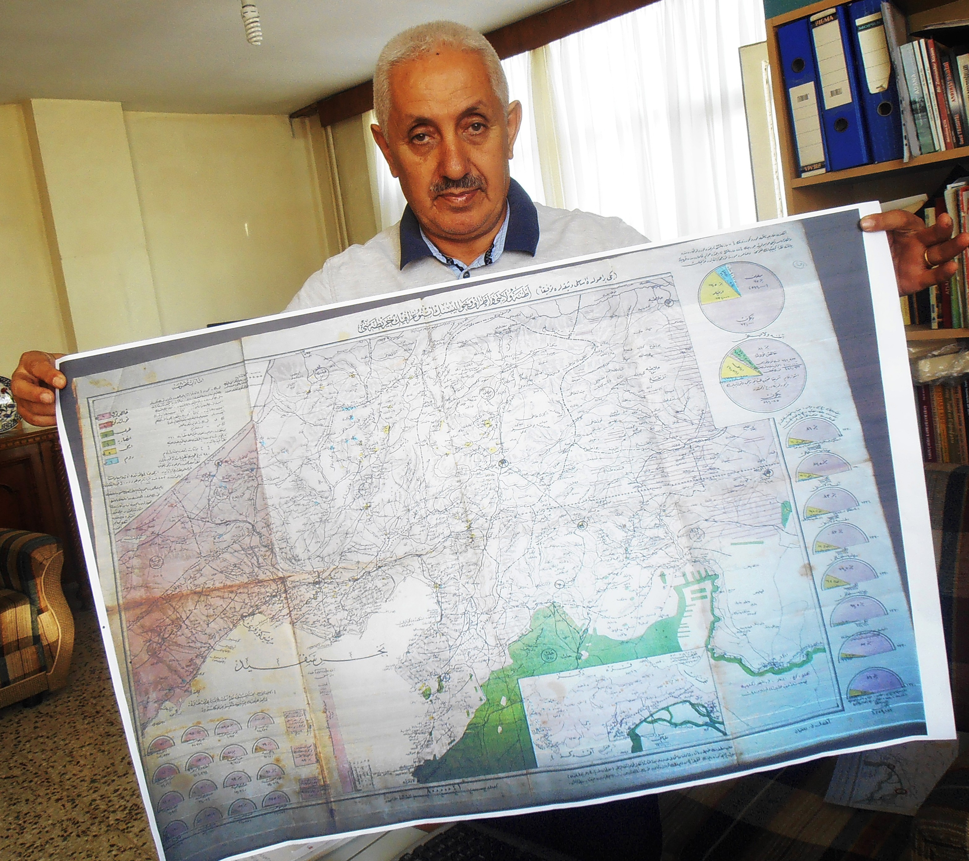 Halep ve Musul'u Türkiye'nin Parçası Gösteren Misakı Milli Haritası ...